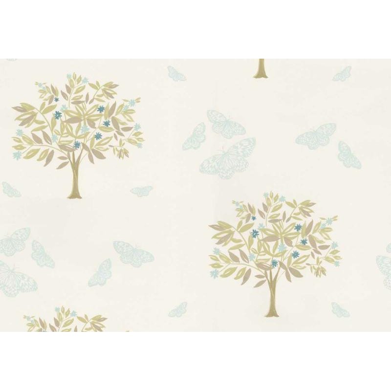 291 JASMINE TEAL TREE DESIGN WALLPAPER | AAA Decorating